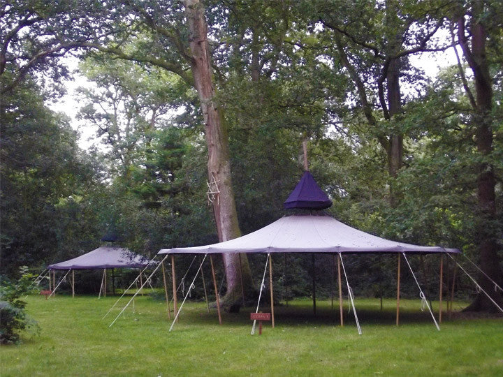 Black Line German Scout Tent / Jurte 8 & 9 metre – Bison Bushcraft