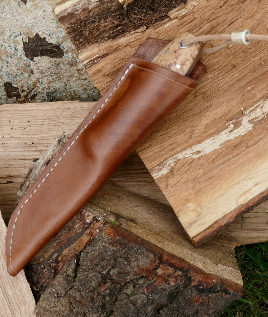 Bison Bushcraft Knife Ladder Damasteel