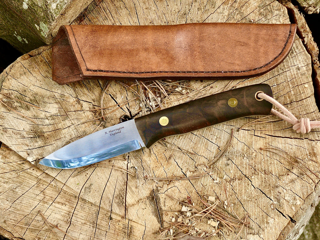 Woodsman Knife Walnut – Bison Bushcraft