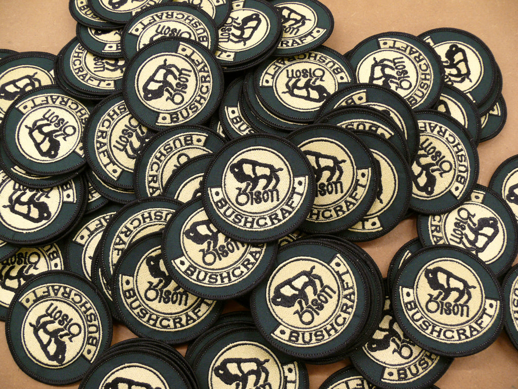 Bison Bushcraft cloth badge